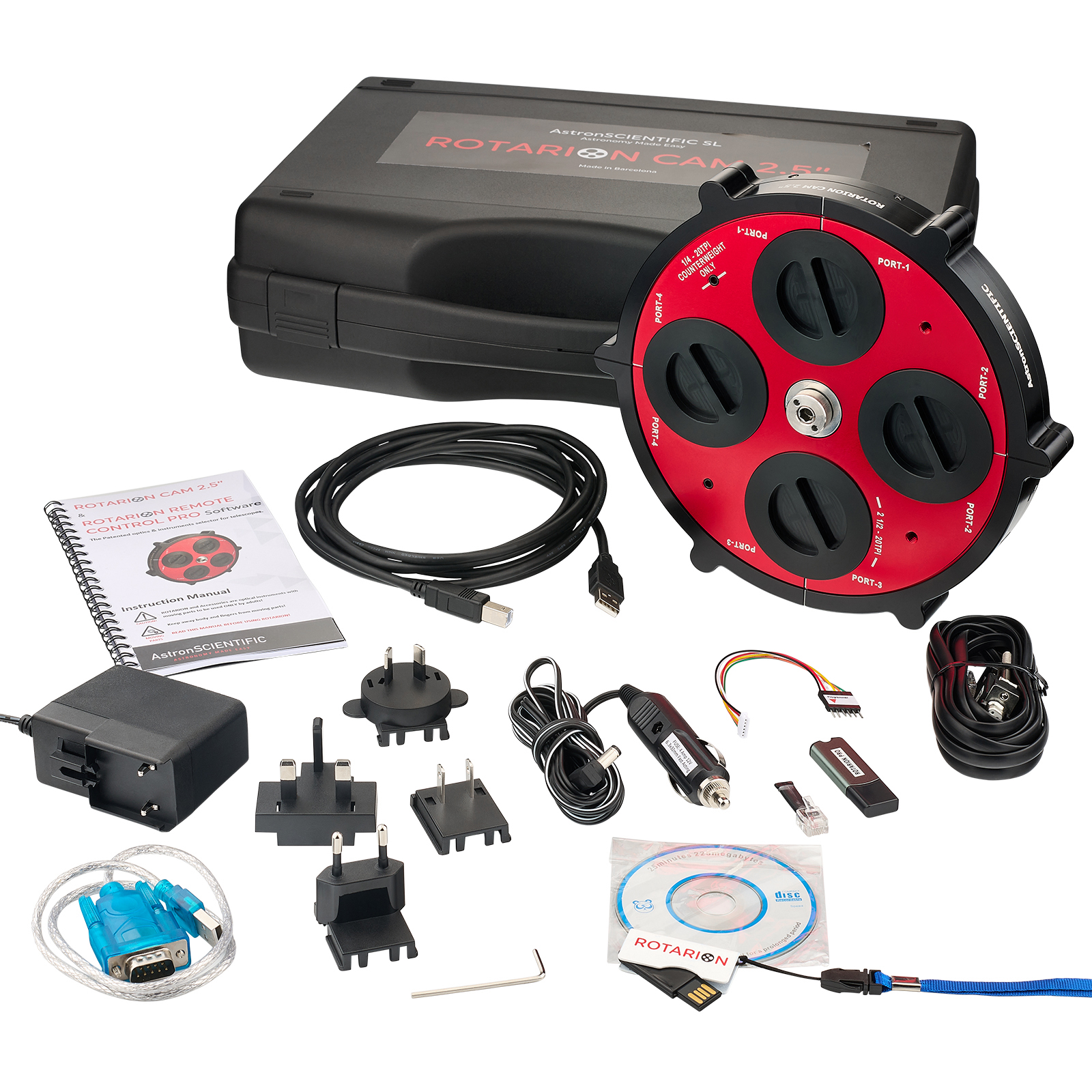 Rotarion Cam 4x 2.5" Pro Rotator | First Light Optics